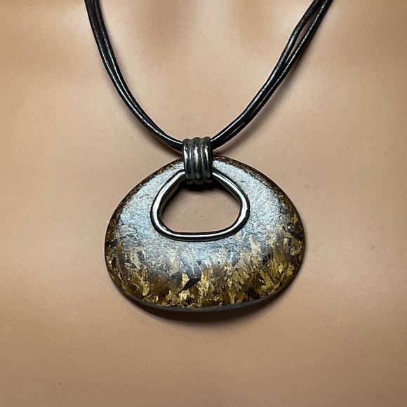 Silpada | Jewelry | Silpada Bronze Age Bronzite Leather Sterling Silver ...